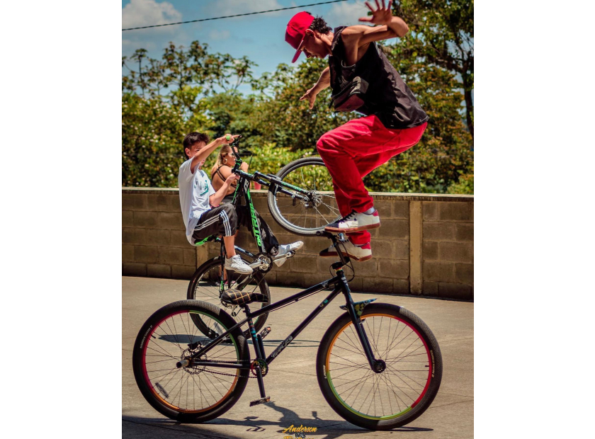 @jeffrey.vaclav with the WTF on the Mafia MEDUSA wheelie bike